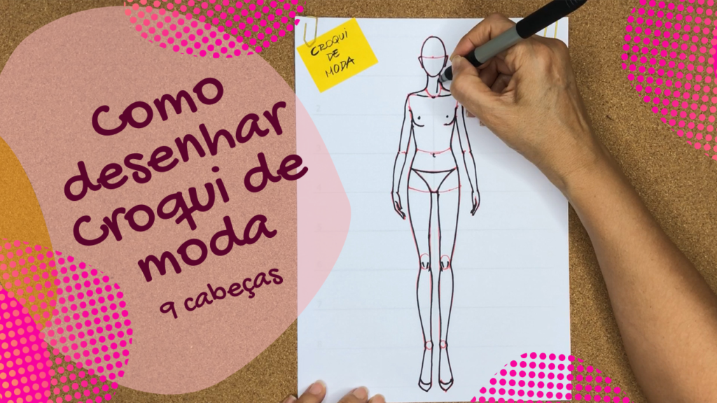 Como desenhar croqui 9 cabeças! - Universo da Vitória